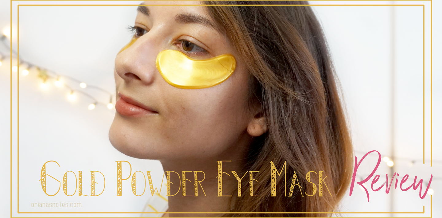 Review - BAAC Gold Powder Eye Mask - Oriana's Notes